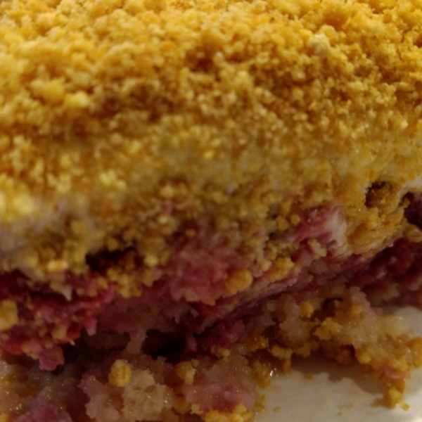 Triple Berry Cheesecake Poke Cake recipe - Easy Cook Find