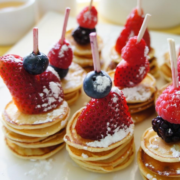 Mini Very Berry Pancake Skewers recipe - Easy Cook Find